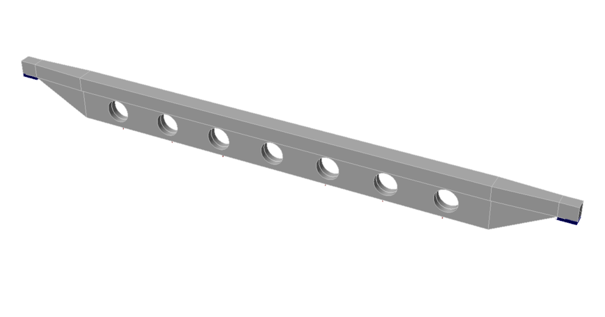 Reinforced beam with openings | IDEA StatiCa Reinforced beam with openings | IDEA StatiCa